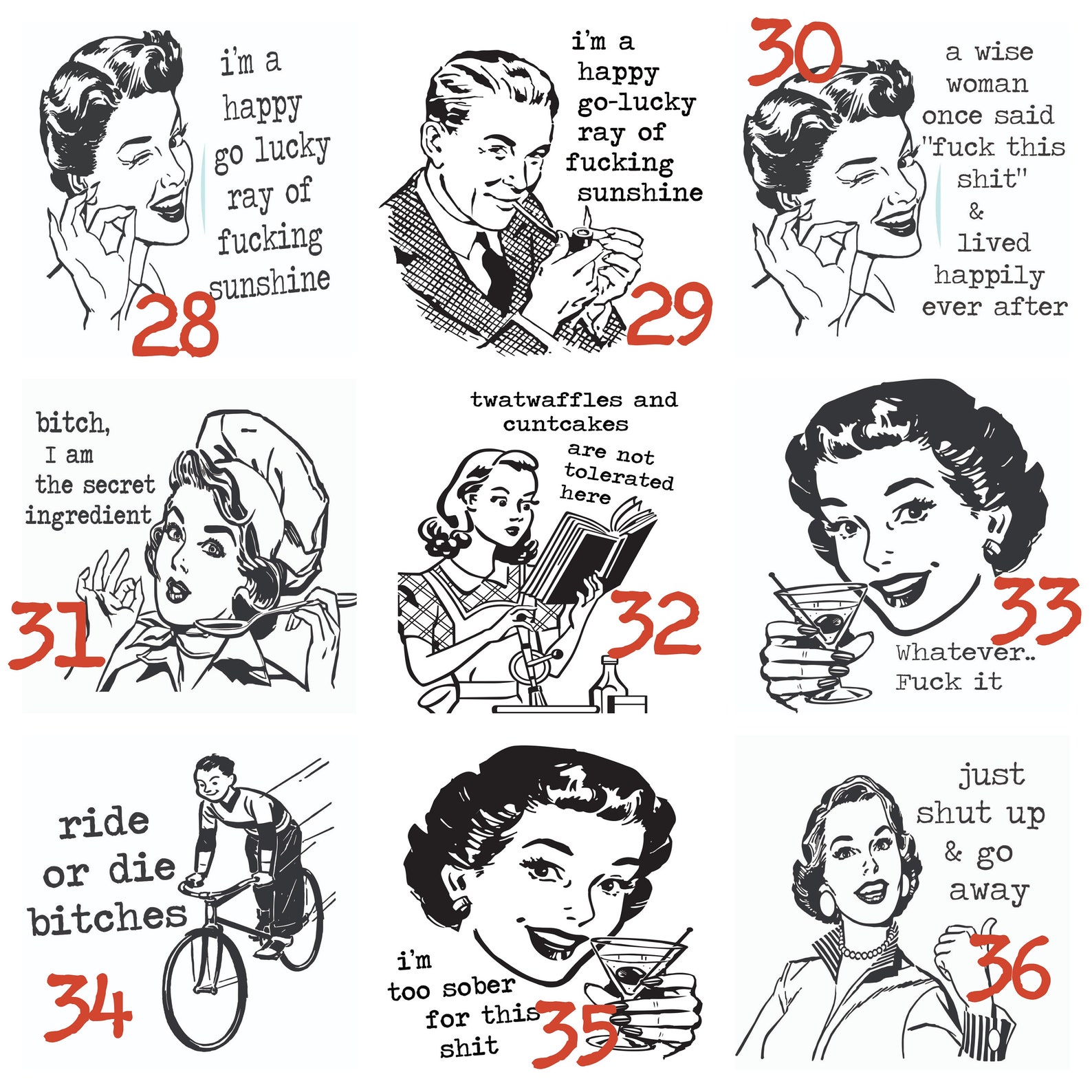 Funny, Inappropriate Stone Car Cup Holder Coasters.. Gag Gift, White ...