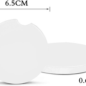 Funny, Inappropriate Stone Car Cup Holder Coasters.. Gag Gift, White ...