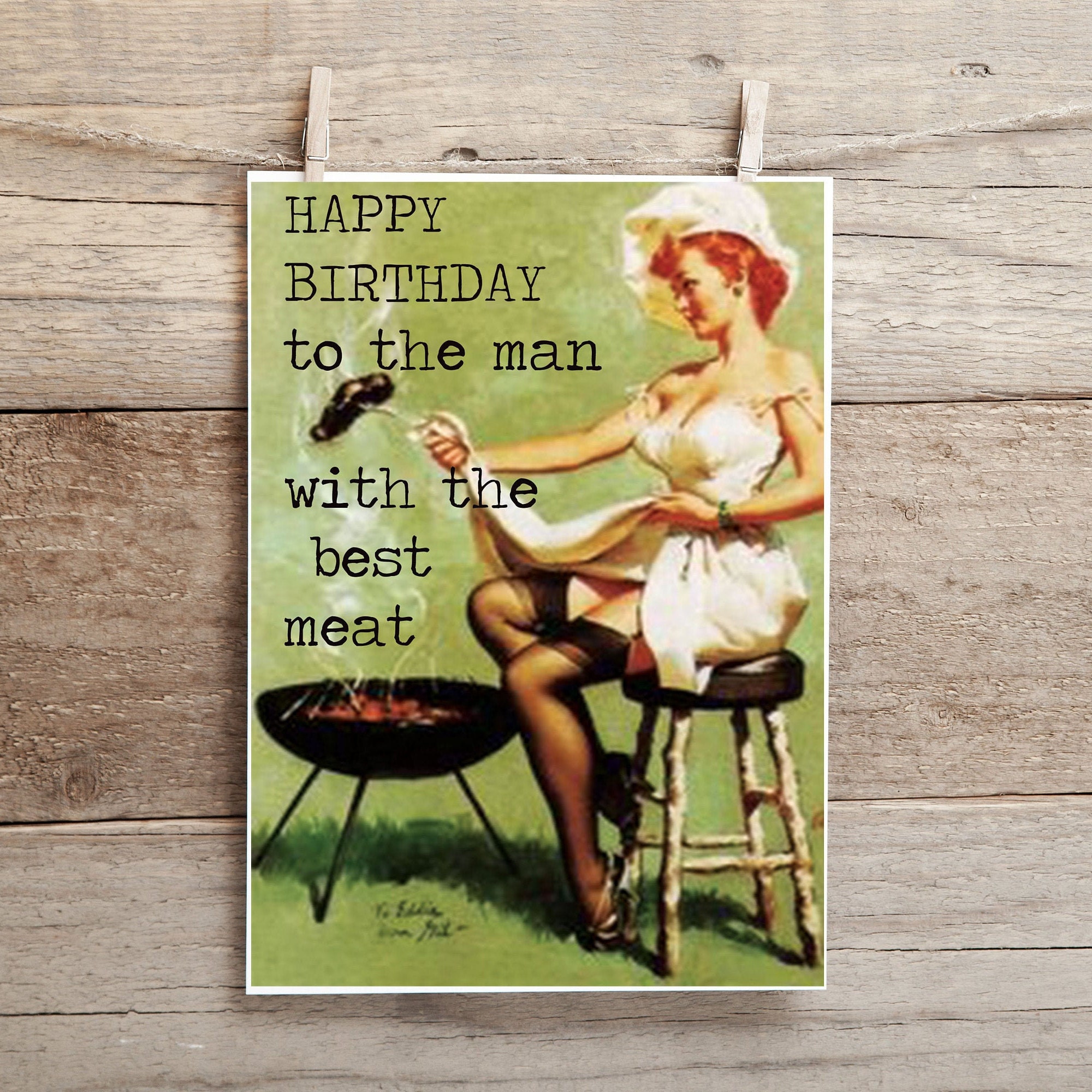 Happy Birthday Pin Up Guy