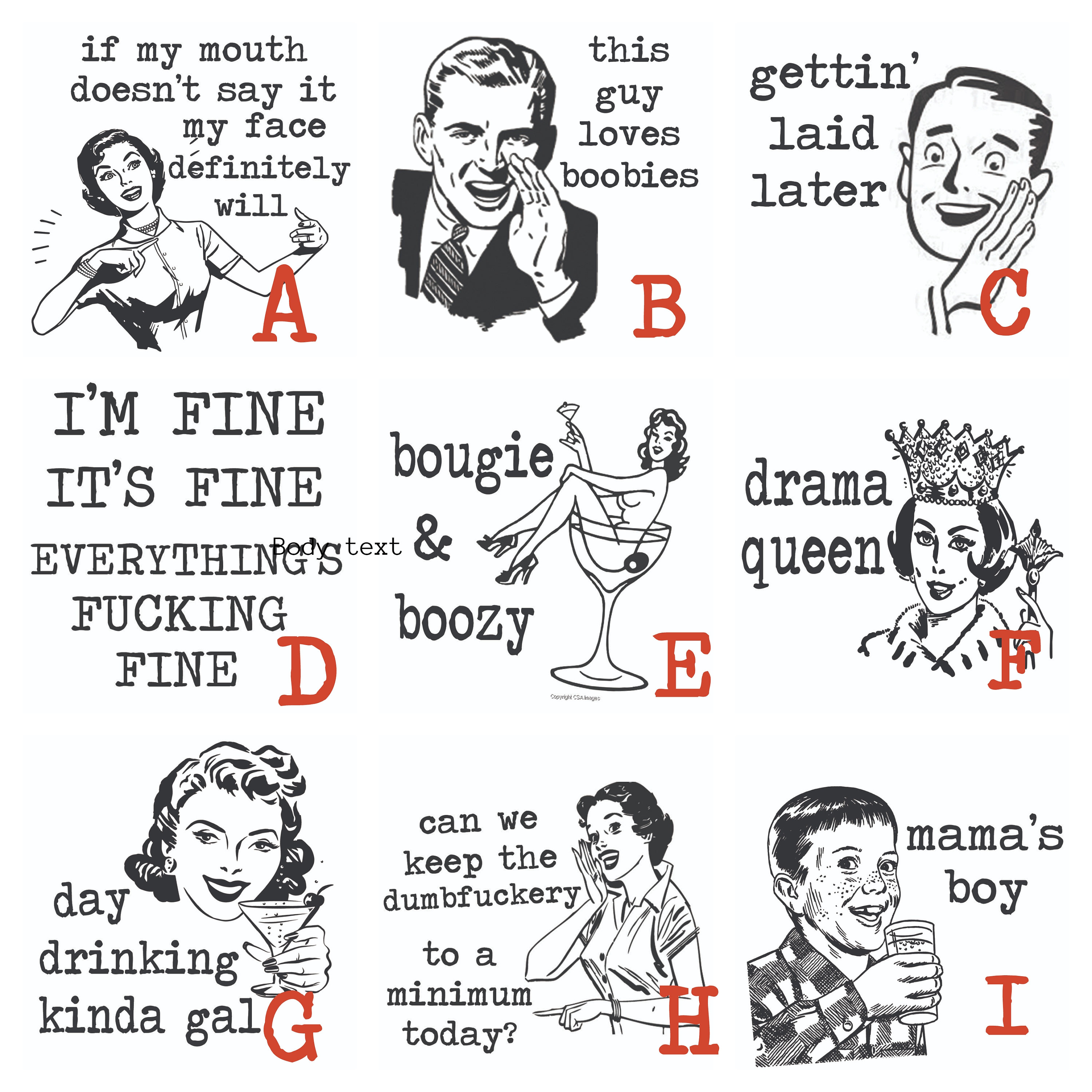 Funny, Inappropriate Stone Car Cup Holder Coasters.. Gag Gift, White ...