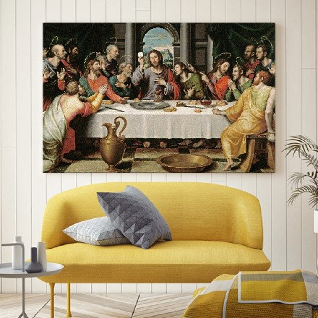 Tableau sur toile imprimé, décoration murale, religion, jésus-Christ ...