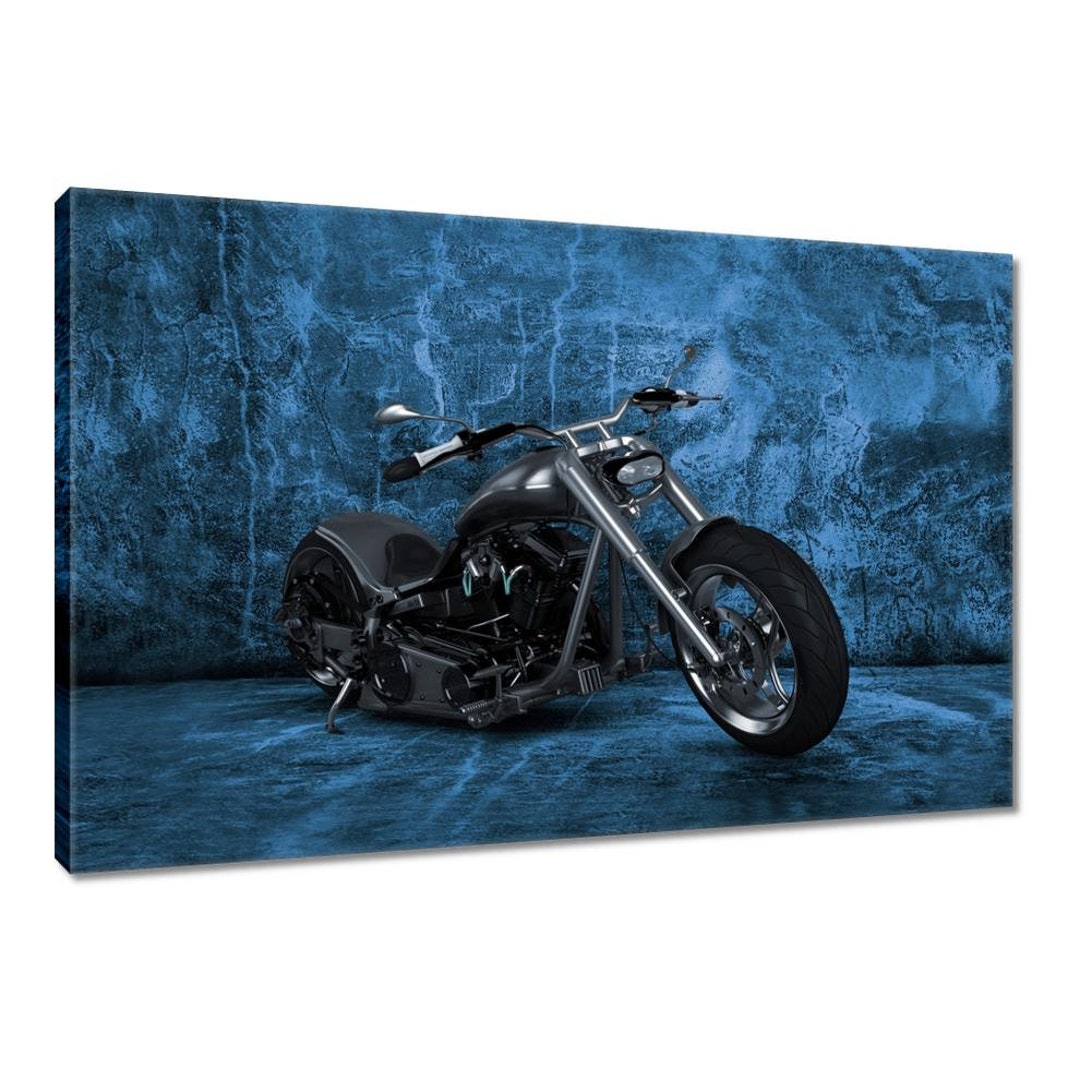 Cuadro en lienzo, impresión en lienzo, cuadro en lienzo, impresión en lienzo, motocicleta ...
