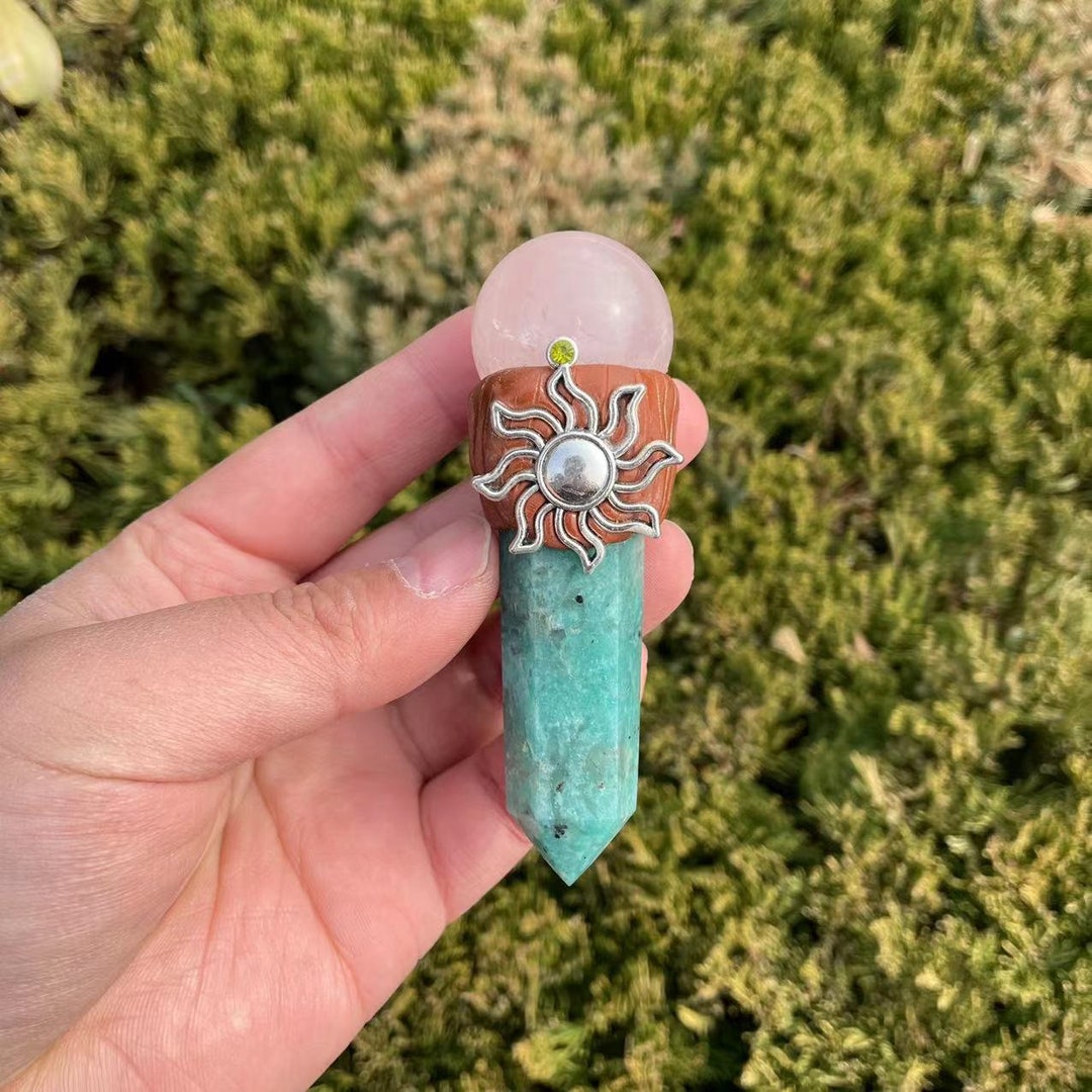 Crystal Scepter Carving Scepter Quartz Carving crystal Healinghandmade ...