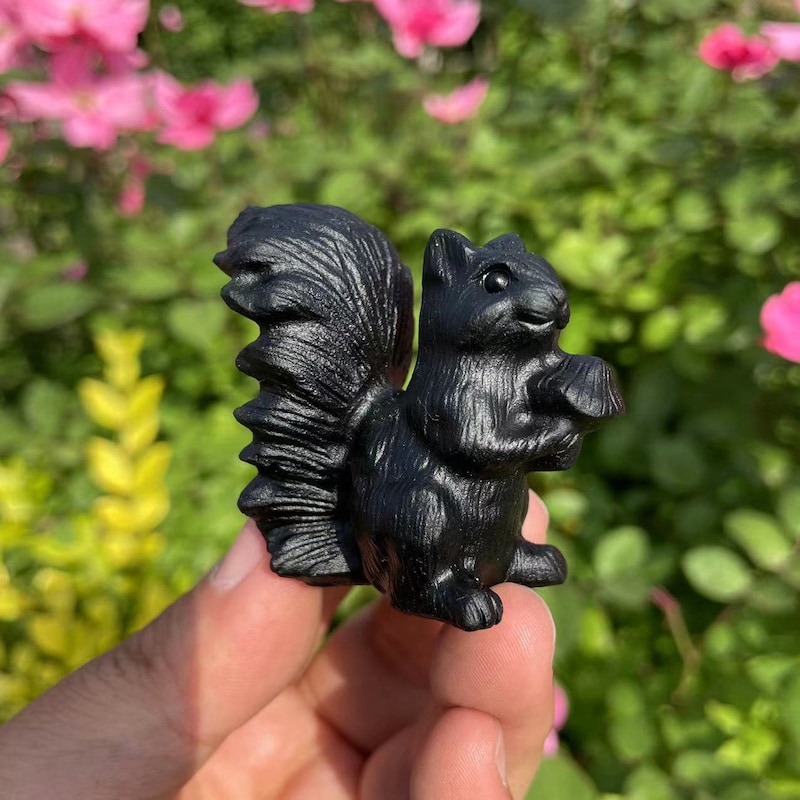 Carved Squirrel - Etsy