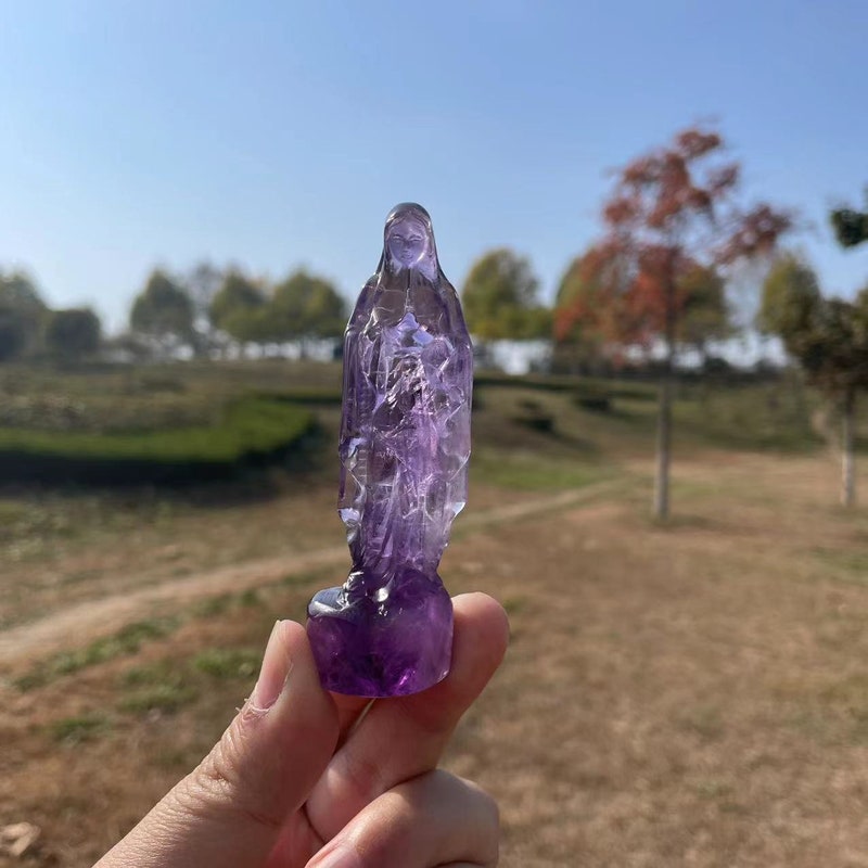 Hand Carved Amethyst - Etsy