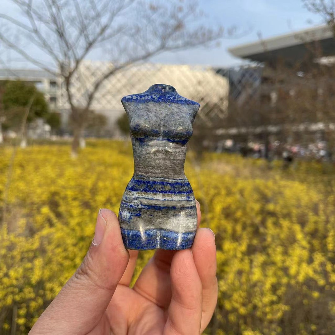 3.08 Inches Lapis Lazuli Lady Body Carving|healing Crystal Carving ...