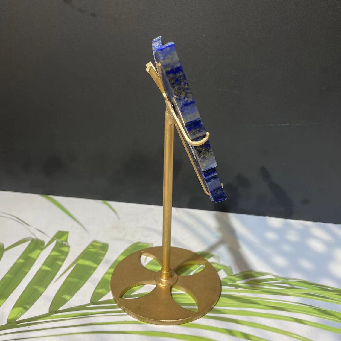 Hand Carved Lapis Lazuli Butterfly Wings With Stand: Spiritual Healing ...