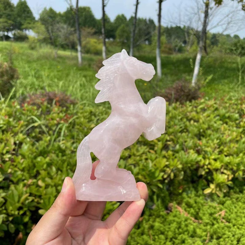Crystal Horse Figurines - Etsy