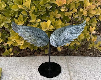 Moss Agate Angel Wings - Etsy