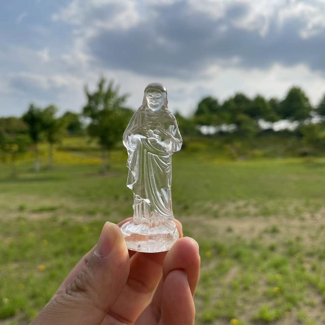 High Quality Crystal Clear Quartz Jesus Carving|crystal Jesus Sculpture ...