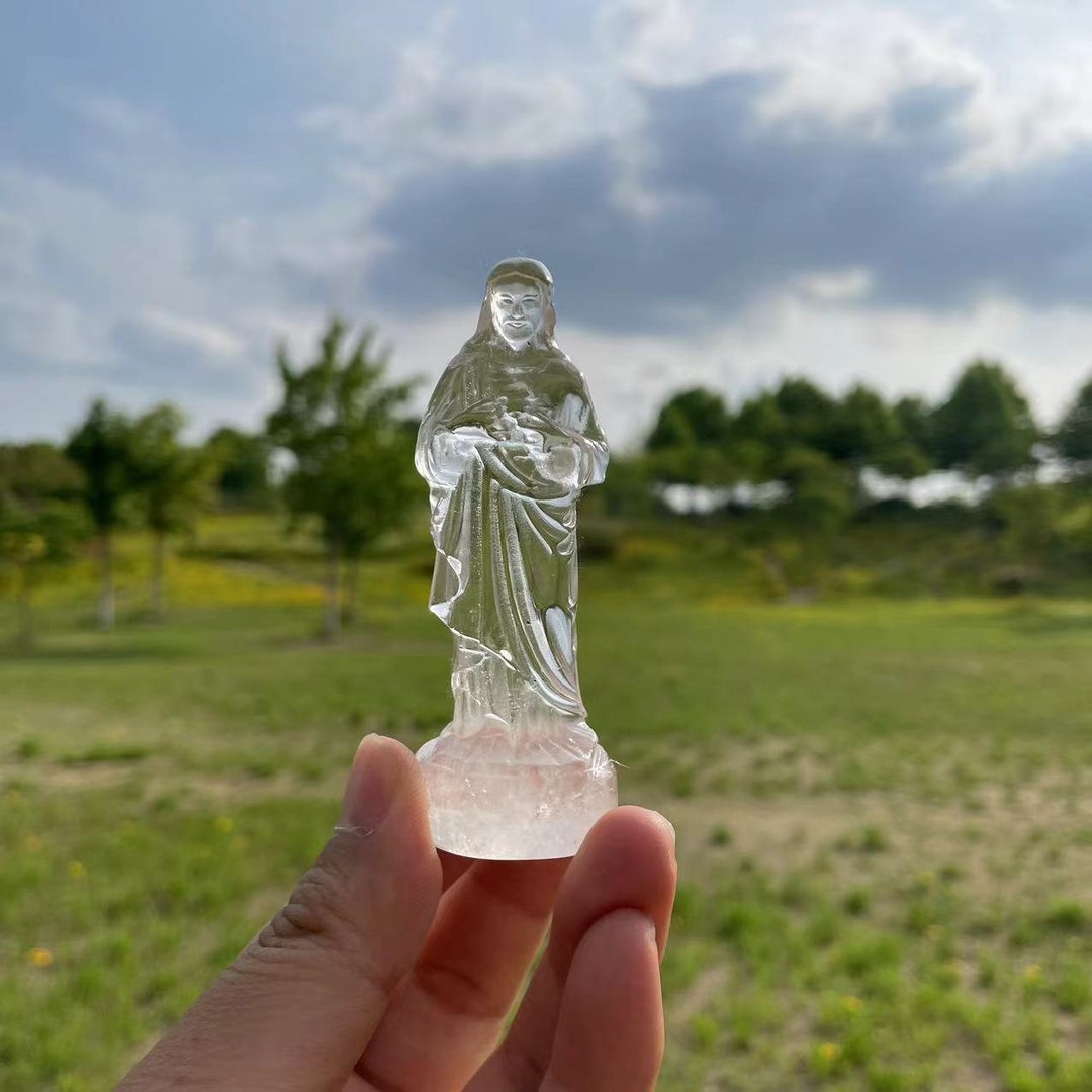 High Quality Crystal Clear Quartz Jesus Carving|crystal Jesus Sculpture ...