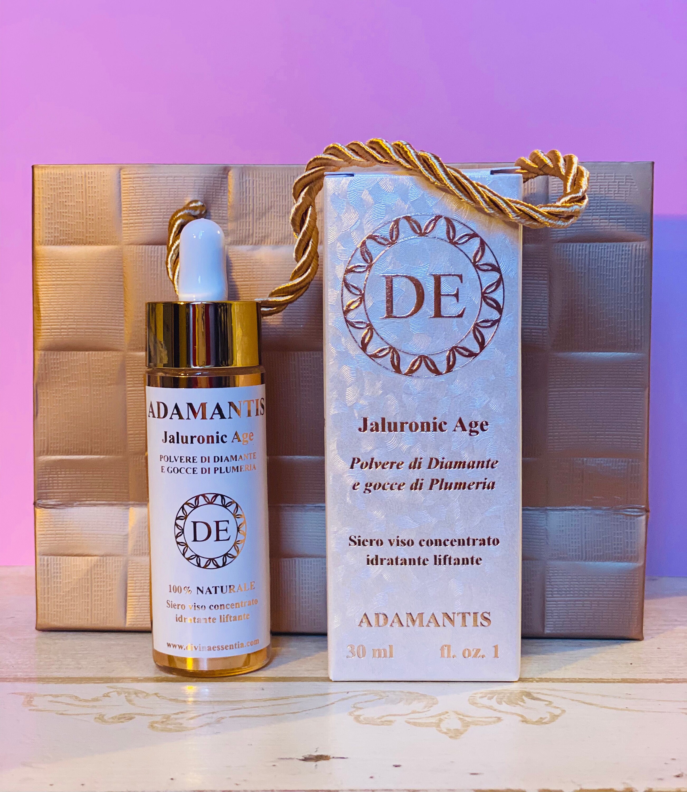 Adamantis Gesichtsserum mit echtem Diamant und Frangipani und - Etsy.de