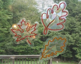 Window Cling Fall - Etsy