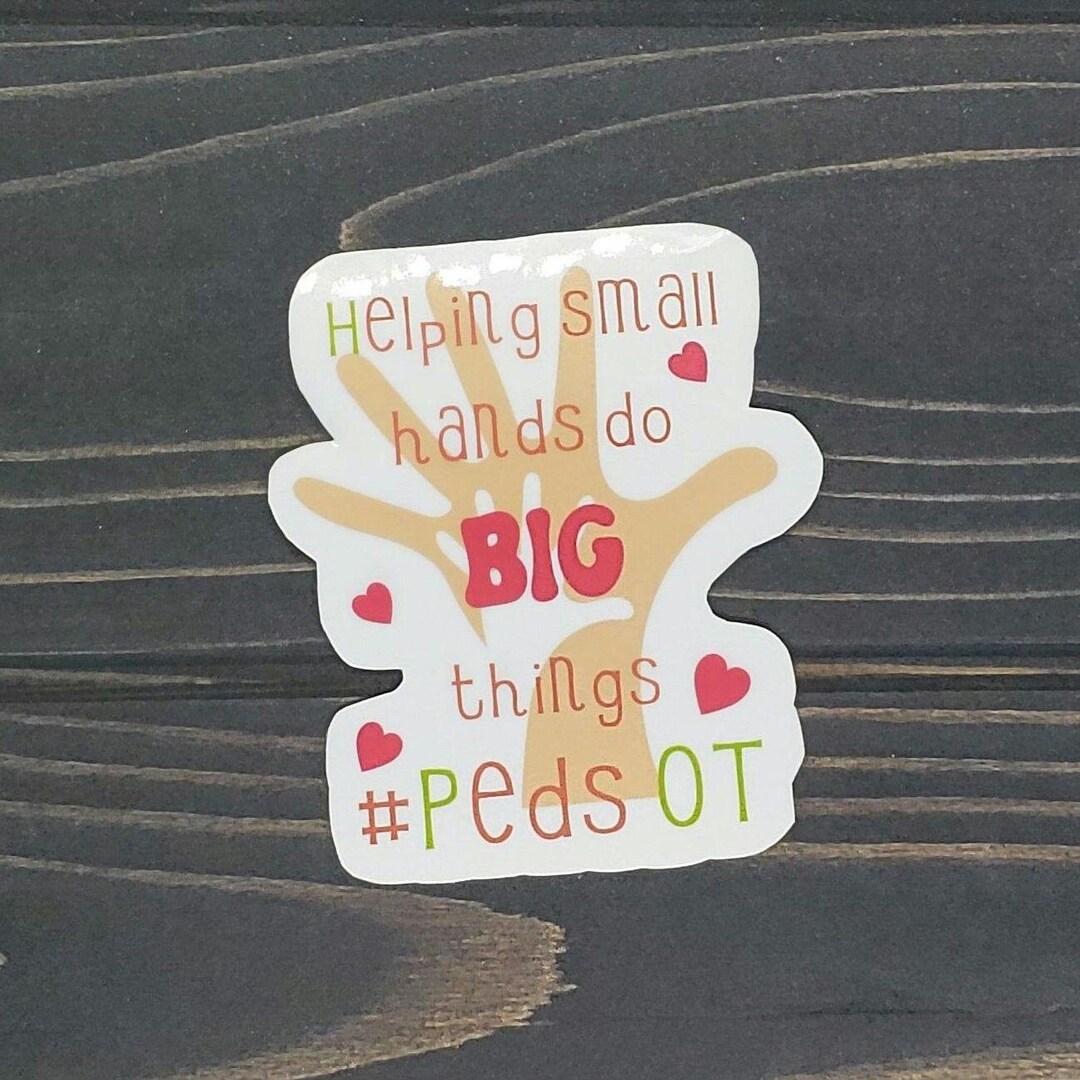 Periatric OT Sticker, Water Resist Punny Occupational Therapy Laptop ...