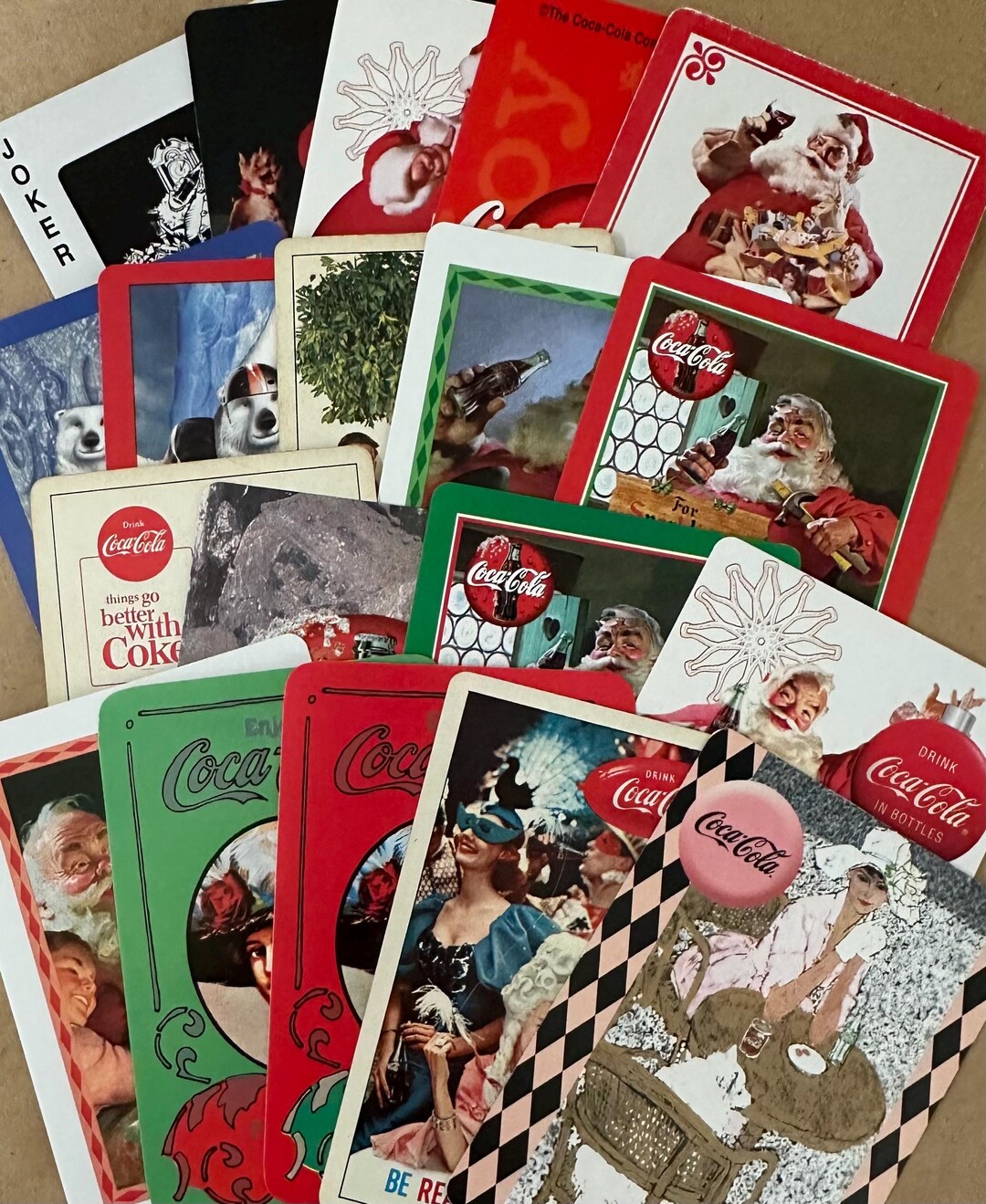 19 Different Coca Cola Playing Cards - Etsy