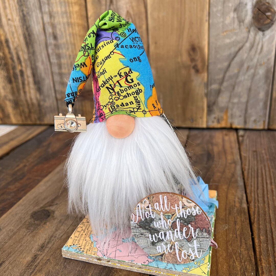 Travel / Adventure Book Gnome - Etsy