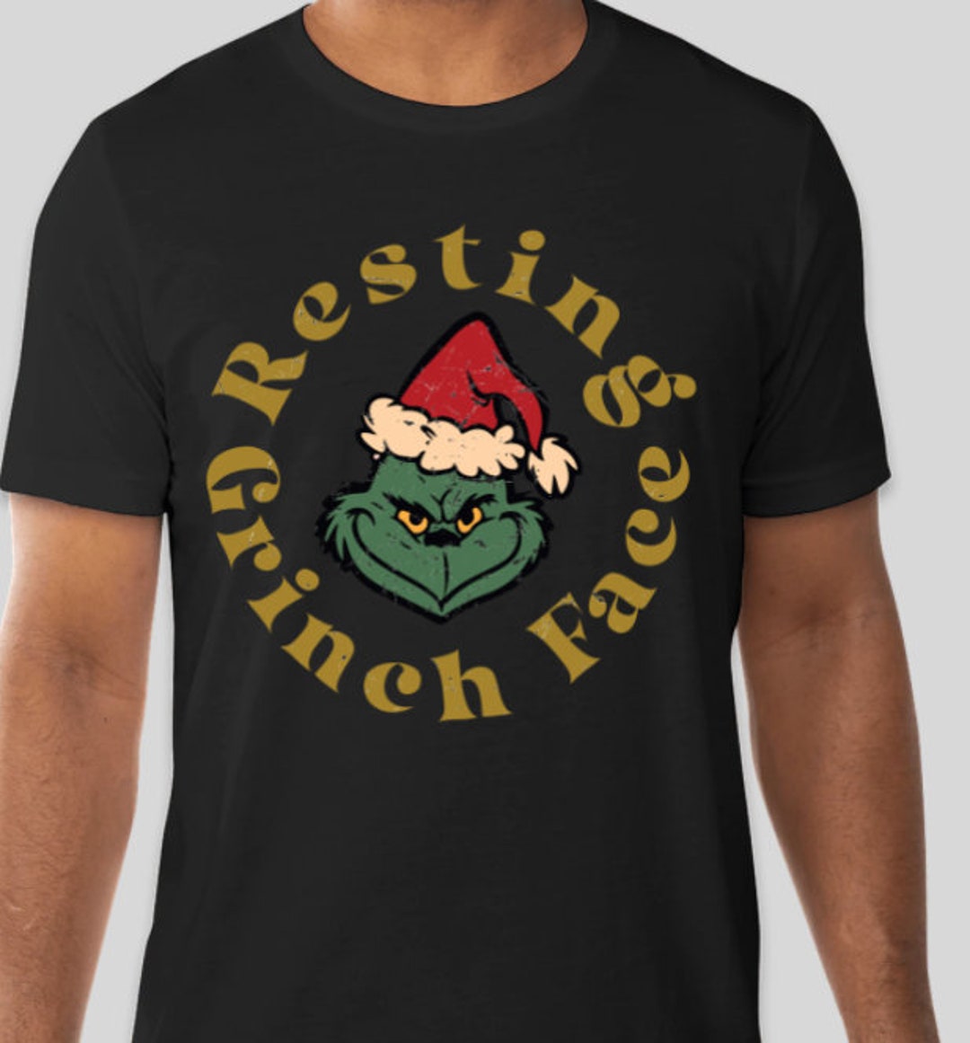 Resting Grinch Face Funny - Etsy