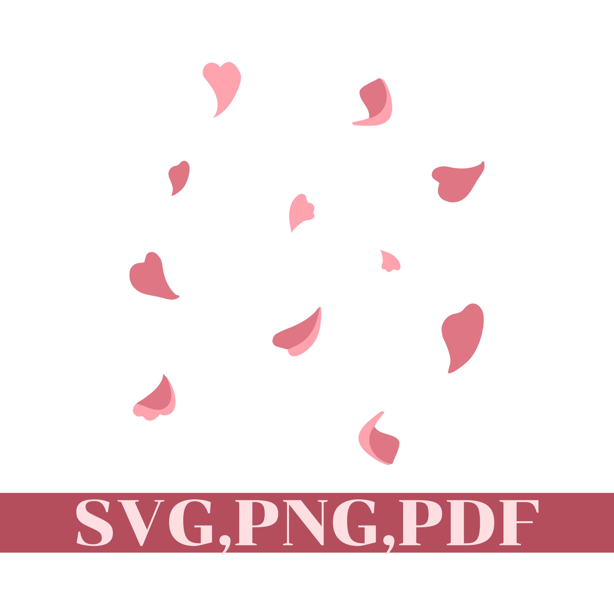 Rose Petals Rose SVG Flower SVG Instant Download / Vinyl & - Etsy