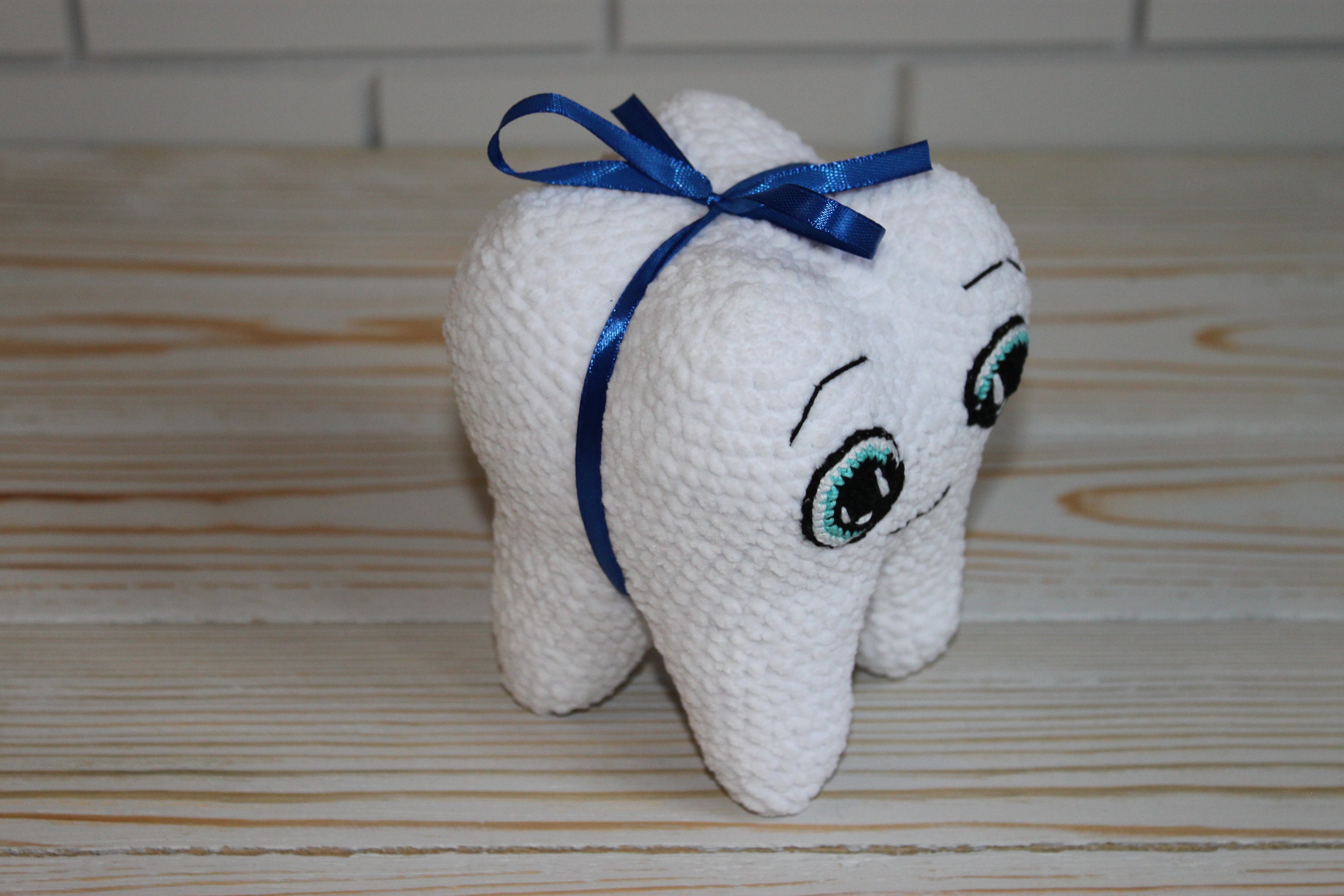 Tooth Fairy, Doctor's Gift, Tooth Toy, Plush Toy Tooth, Crocheted Tooth ...
