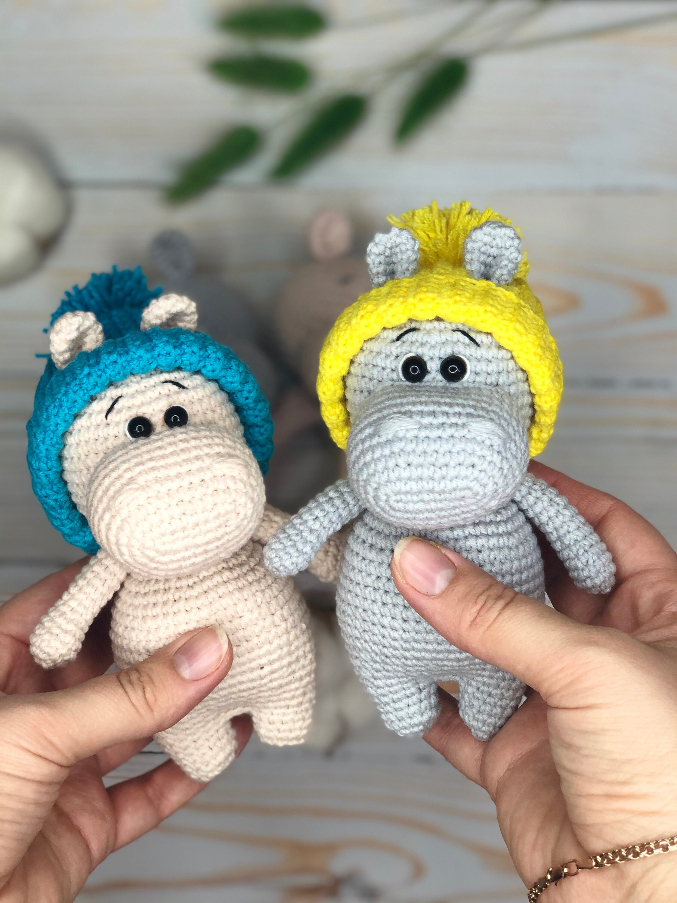 Toy Hippo for Children, Hippopotamus, Safari Nursery Decor, Safari ...