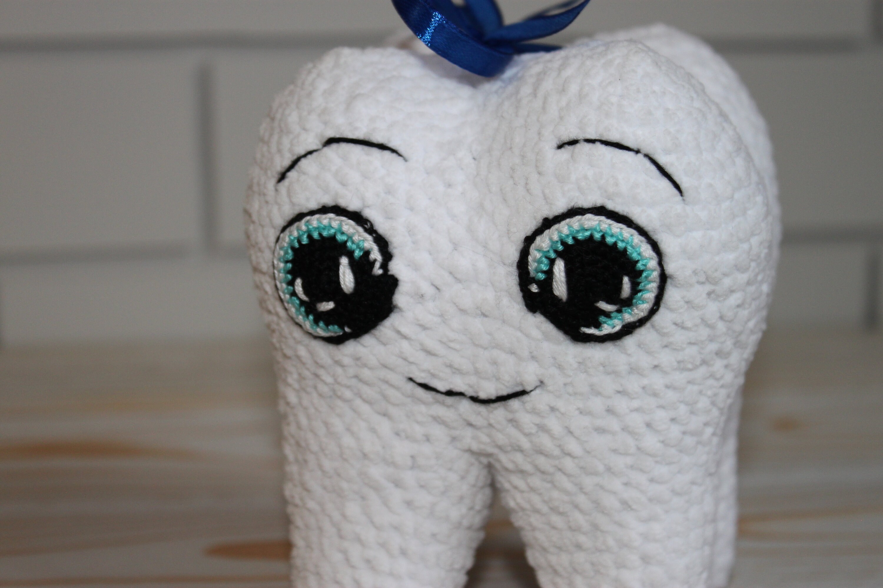 Tooth Fairy, Doctor's Gift, Tooth Toy, Plush Toy Tooth, Crocheted Tooth ...