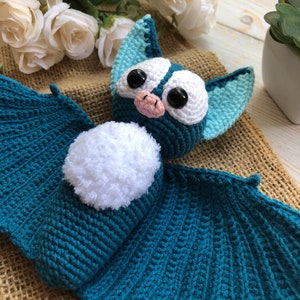 Stuffed Bat is Cute Halloween Decor, Bat Crochet Stuffed, Vampire Bat ...
