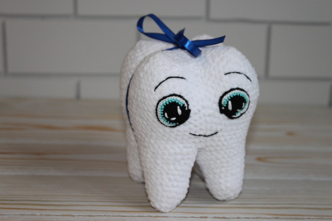 Tooth Fairy Doctor's Gift Tooth Toy Plush Toy Tooth - Etsy