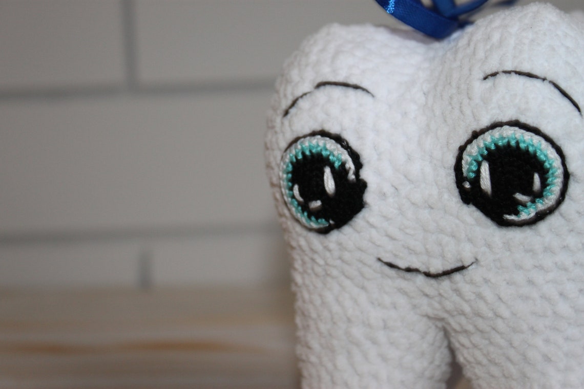 Tooth Fairy Doctor's Gift Tooth Toy Plush Toy Tooth - Etsy