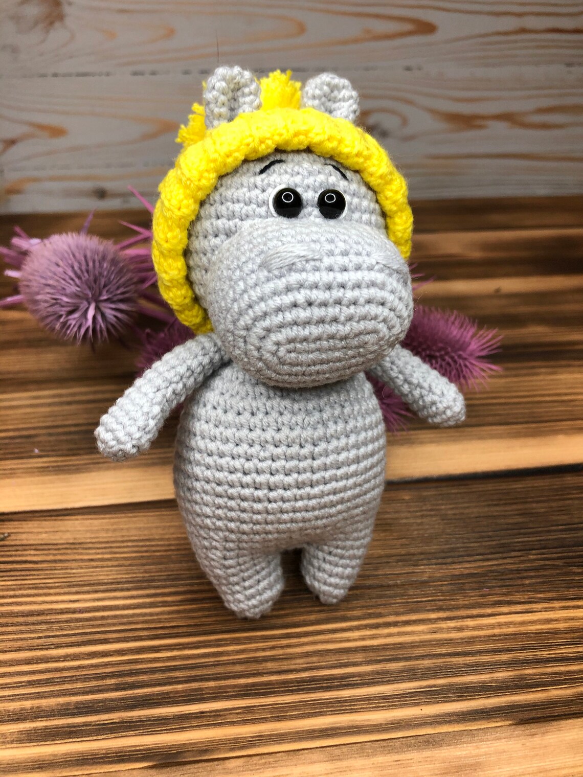 Toy Hippo for Children, Hippopotamus, Safari Nursery Decor, Safari ...