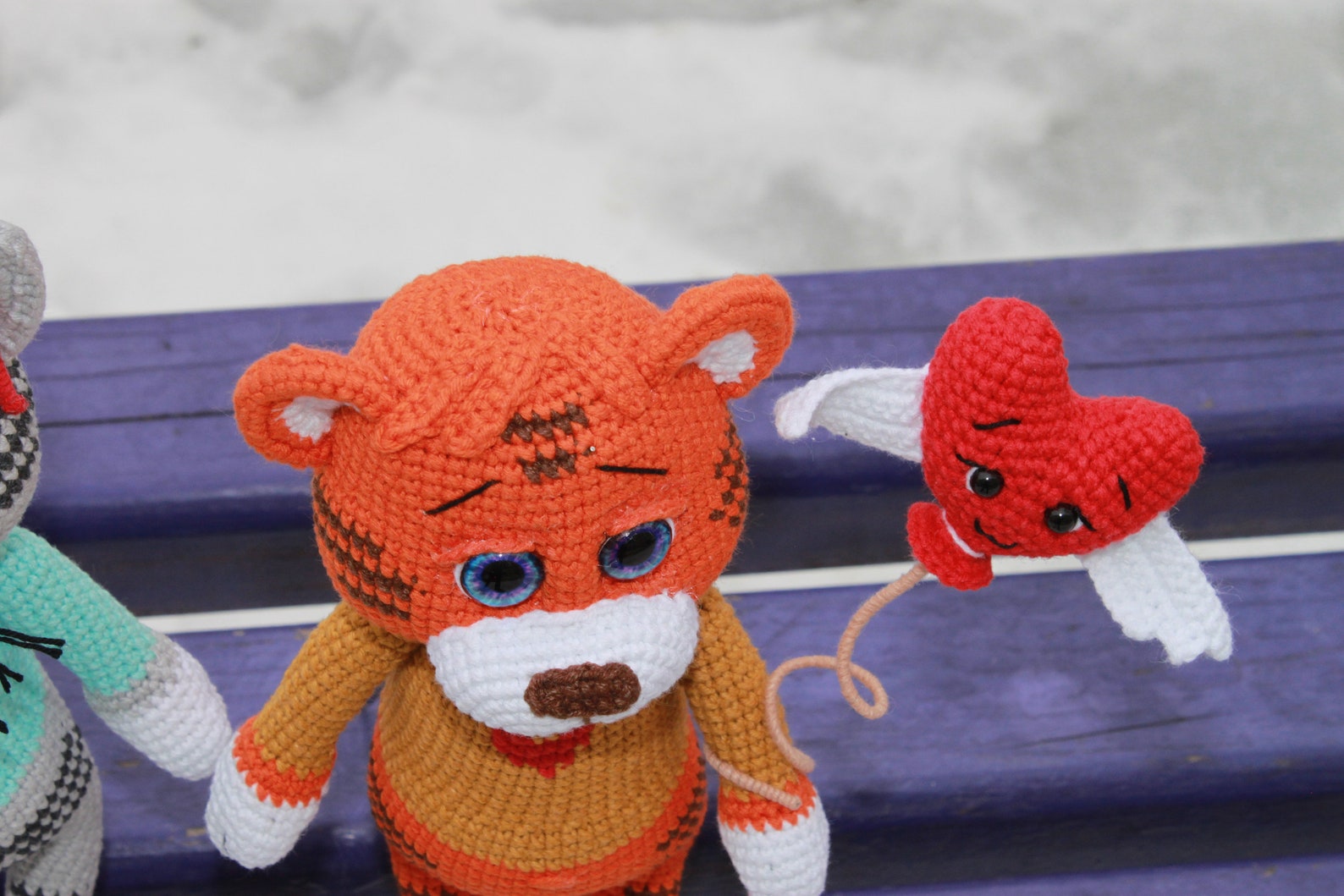 Knitted Tiger Tiger Symbol 2022 Crochet Tiger Stuffed Animal | Etsy