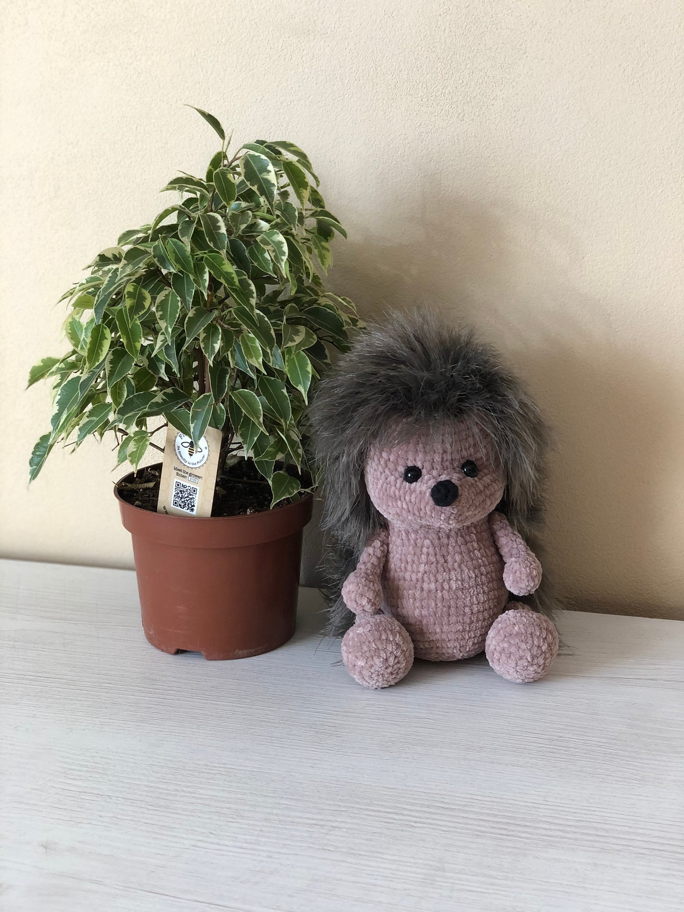 Fluffy Hedgehog,crochet Hedgehog,crochet Animal,baby Shower Gift ...