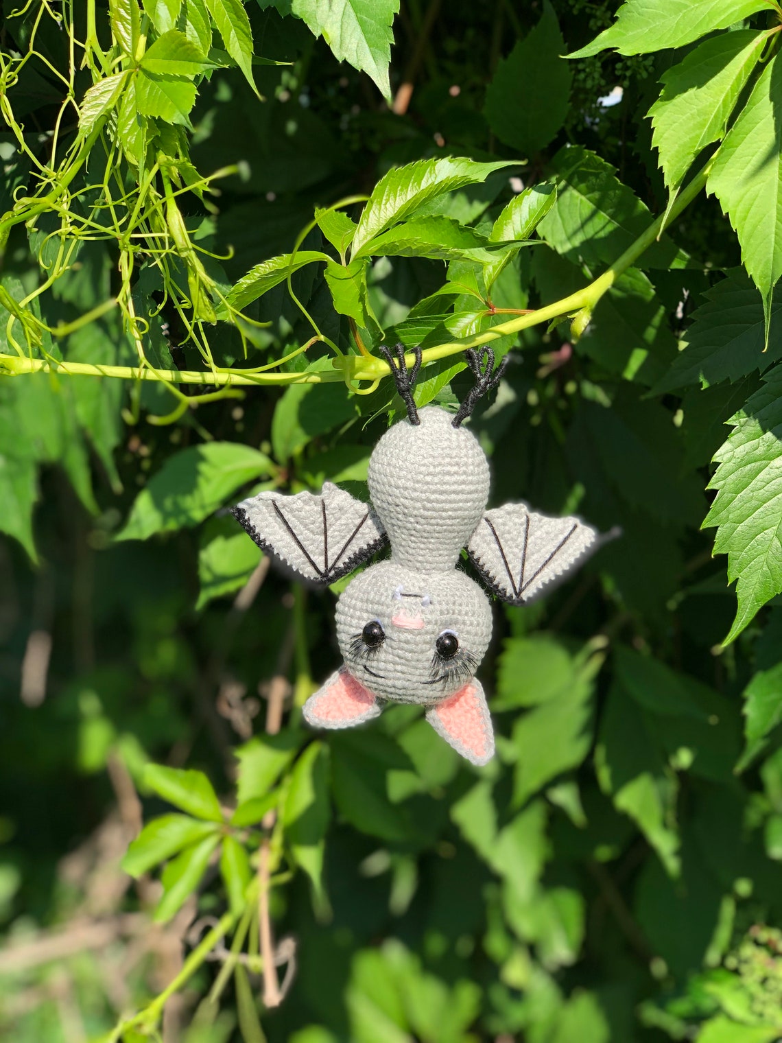 Bat crochet stuffed Vampire bat for Halloween decor. Little | Etsy