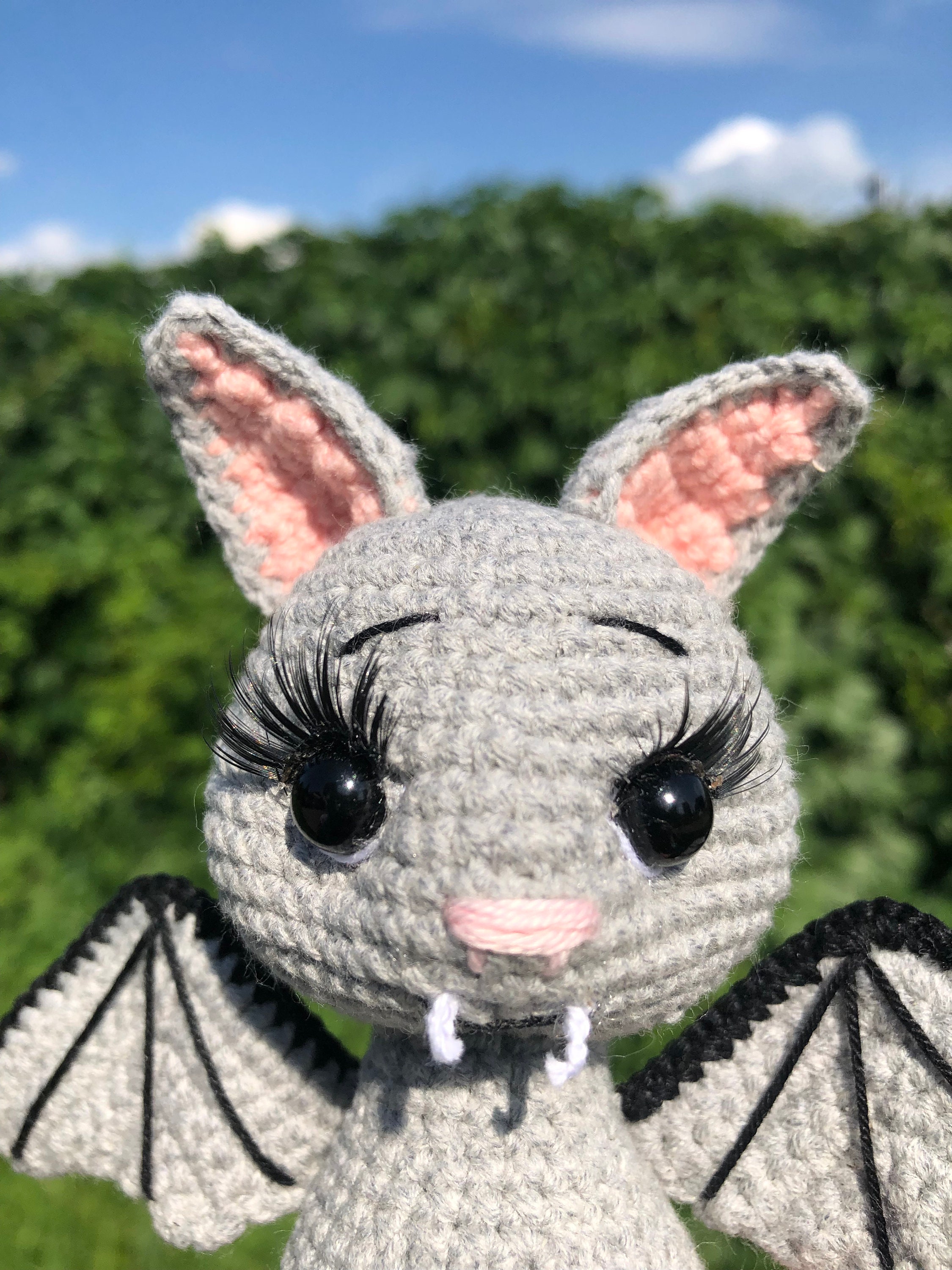 Crochet Bat Pattern Crochet Bat Crochet Doll Pattern | Etsy