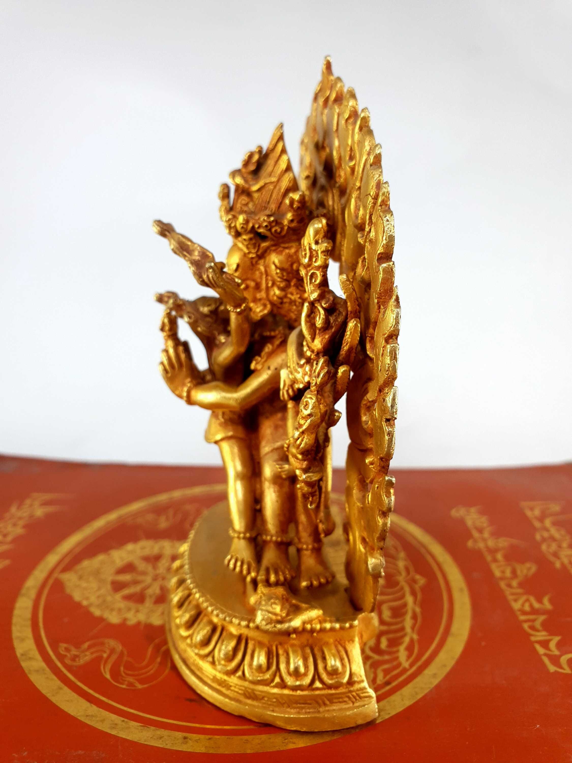 5 Inches Buddhist Statue of Vajrakilaya Full Gold - Etsy