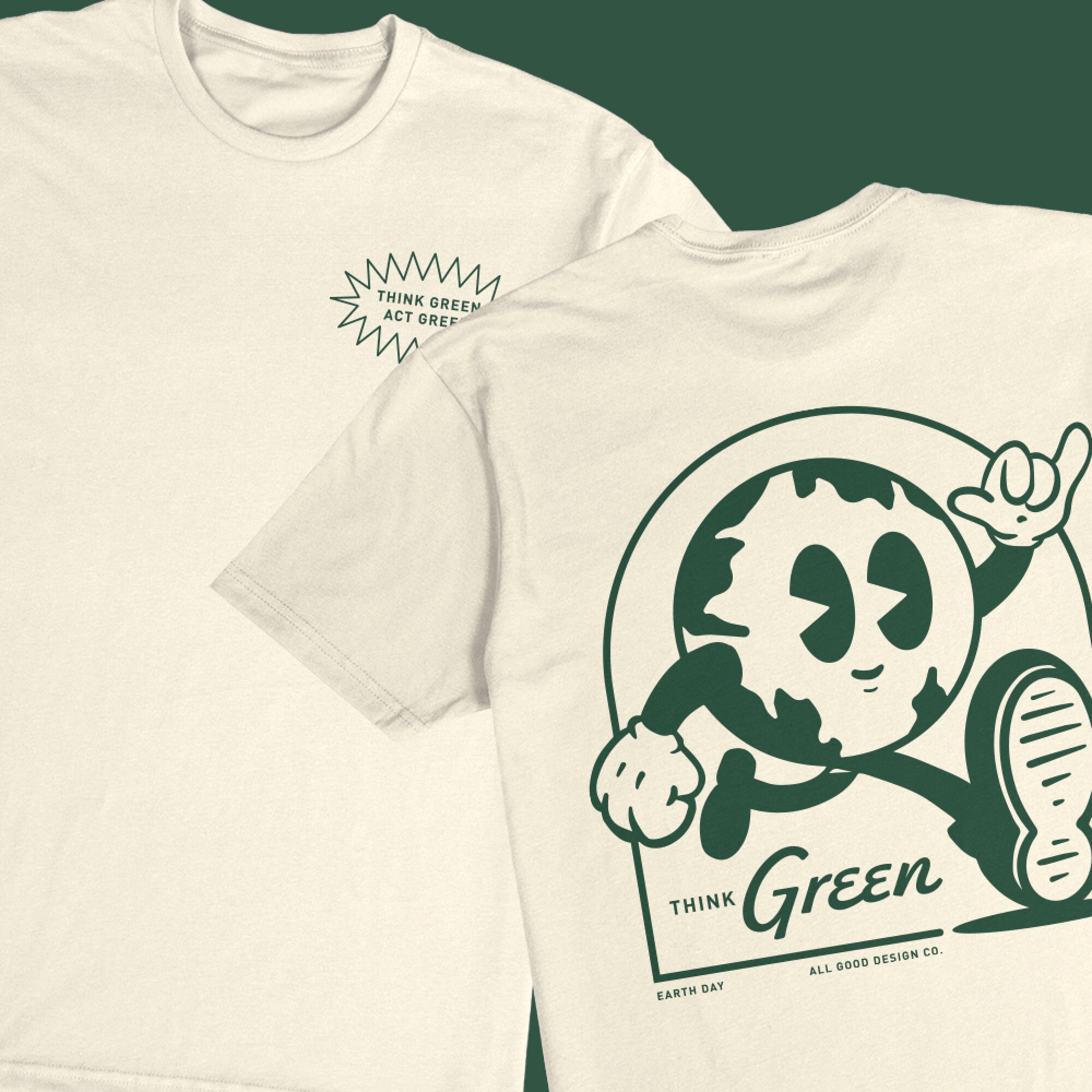 Earth Day Shirt, Earth Shirt, Think Green Act Green Shirt, Trendy ...