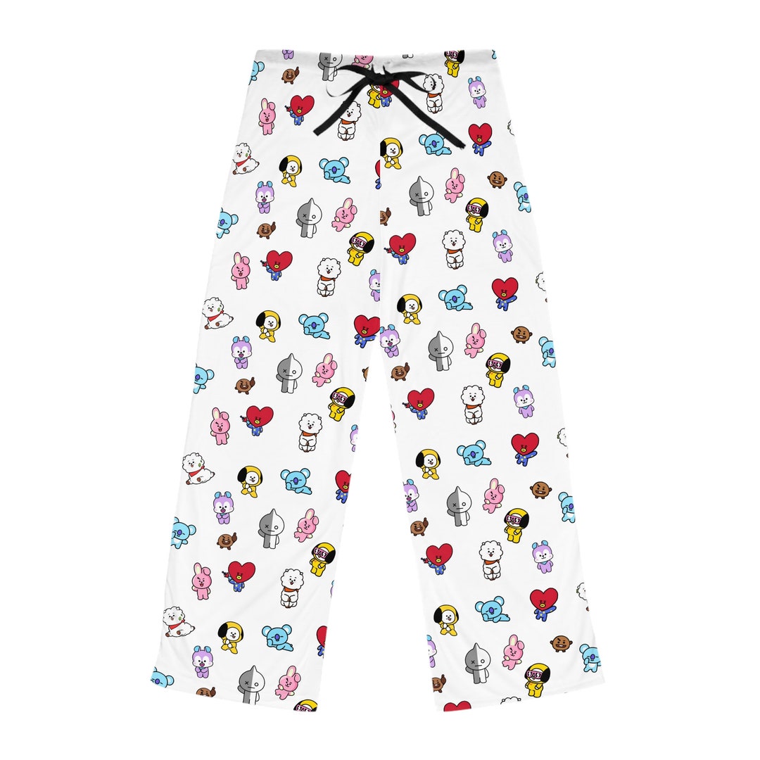 BT21 Line Friends Womens Pajama Pants, BTS ARMY Lounge Pants, Kpop Stan ...