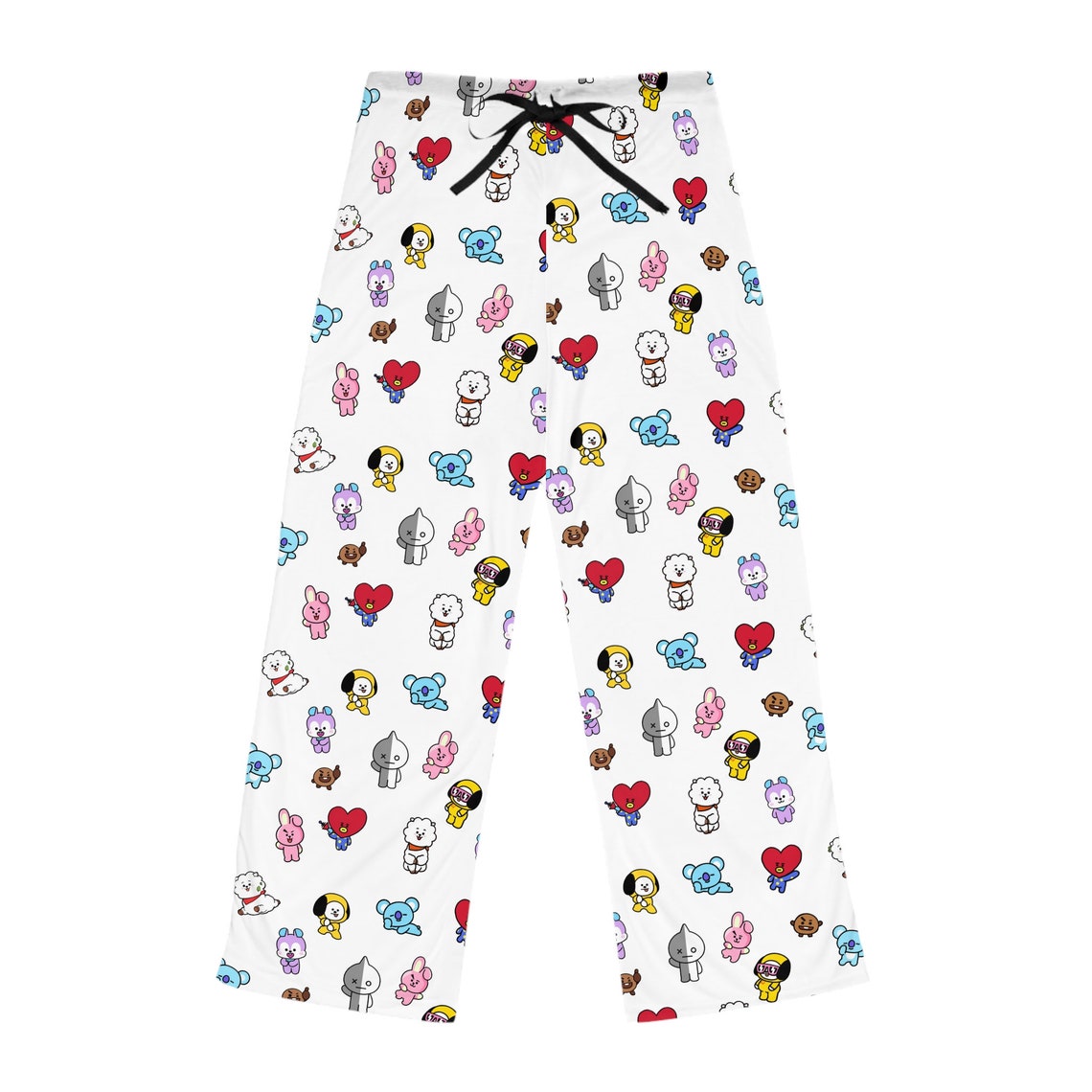 BT21 Line Friends Womens Pajama Pants, BTS ARMY Lounge Pants, Kpop Stan ...
