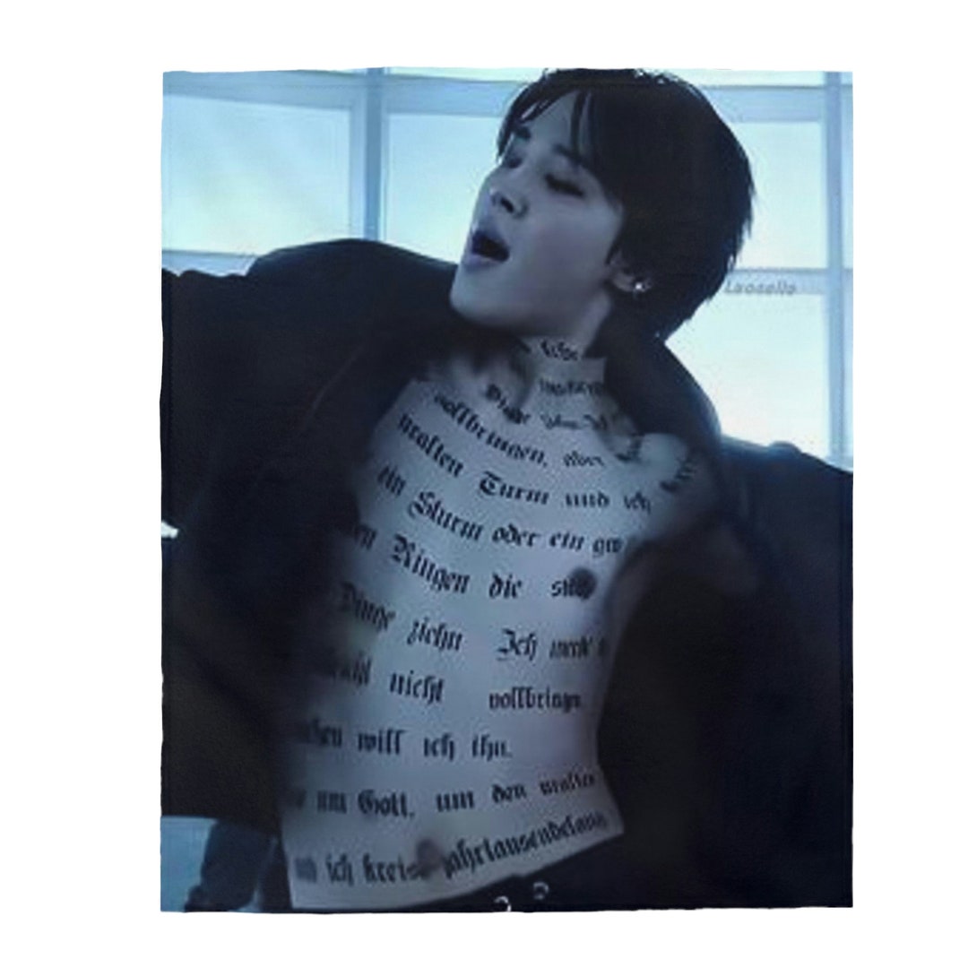 Park Jimin, Set Me Free Pt.2 Velveteen Plush Blanket, Super Soft ...