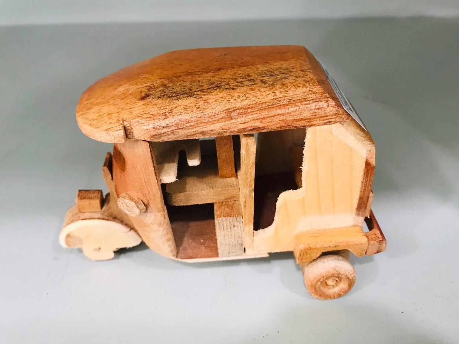 Handmade Wooden Vehicle, Handmade Wooden Three Wheel, Handmade Tuk Tuk ...
