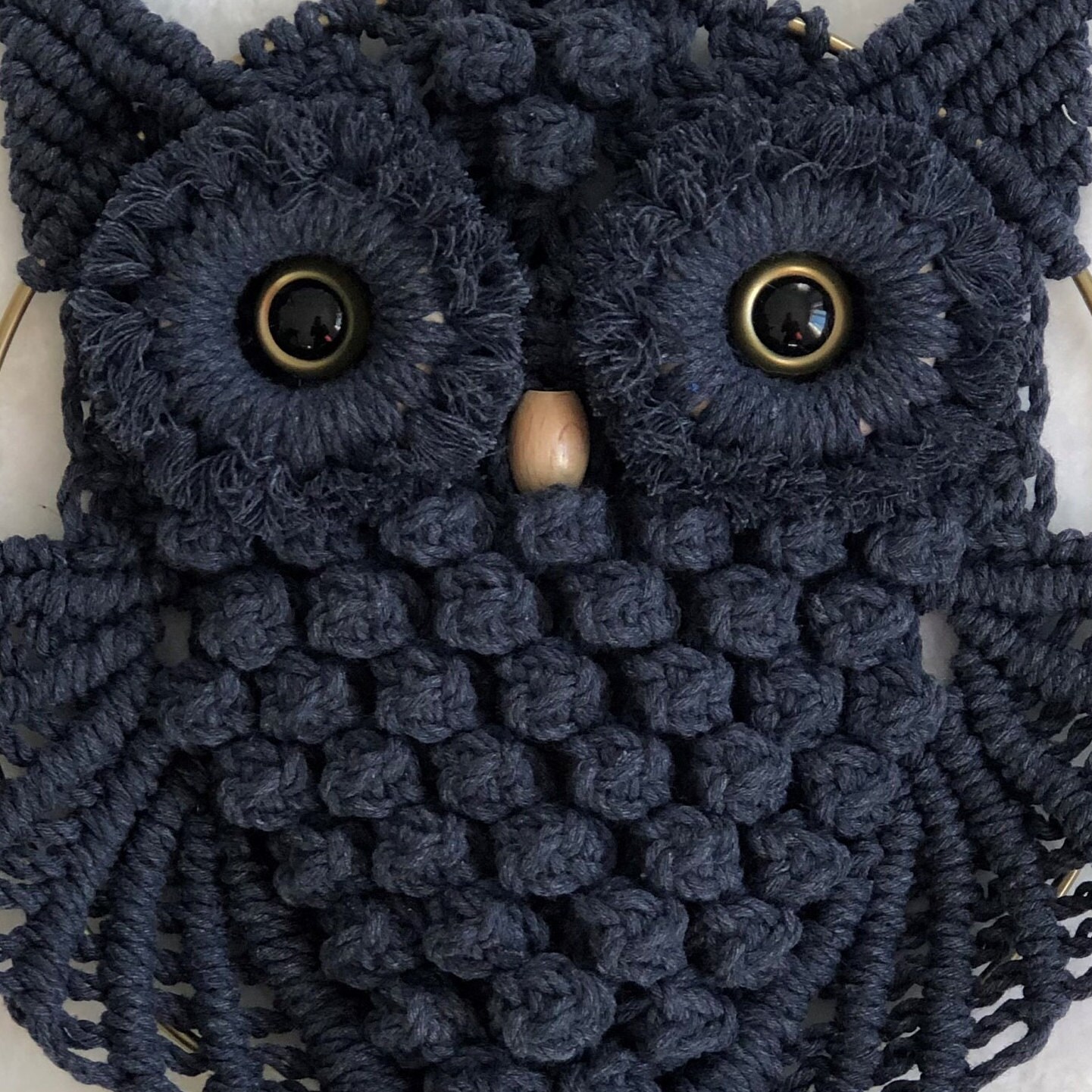 Owl Macrame Wall Hanging Macrame Owl Home Decor - Etsy