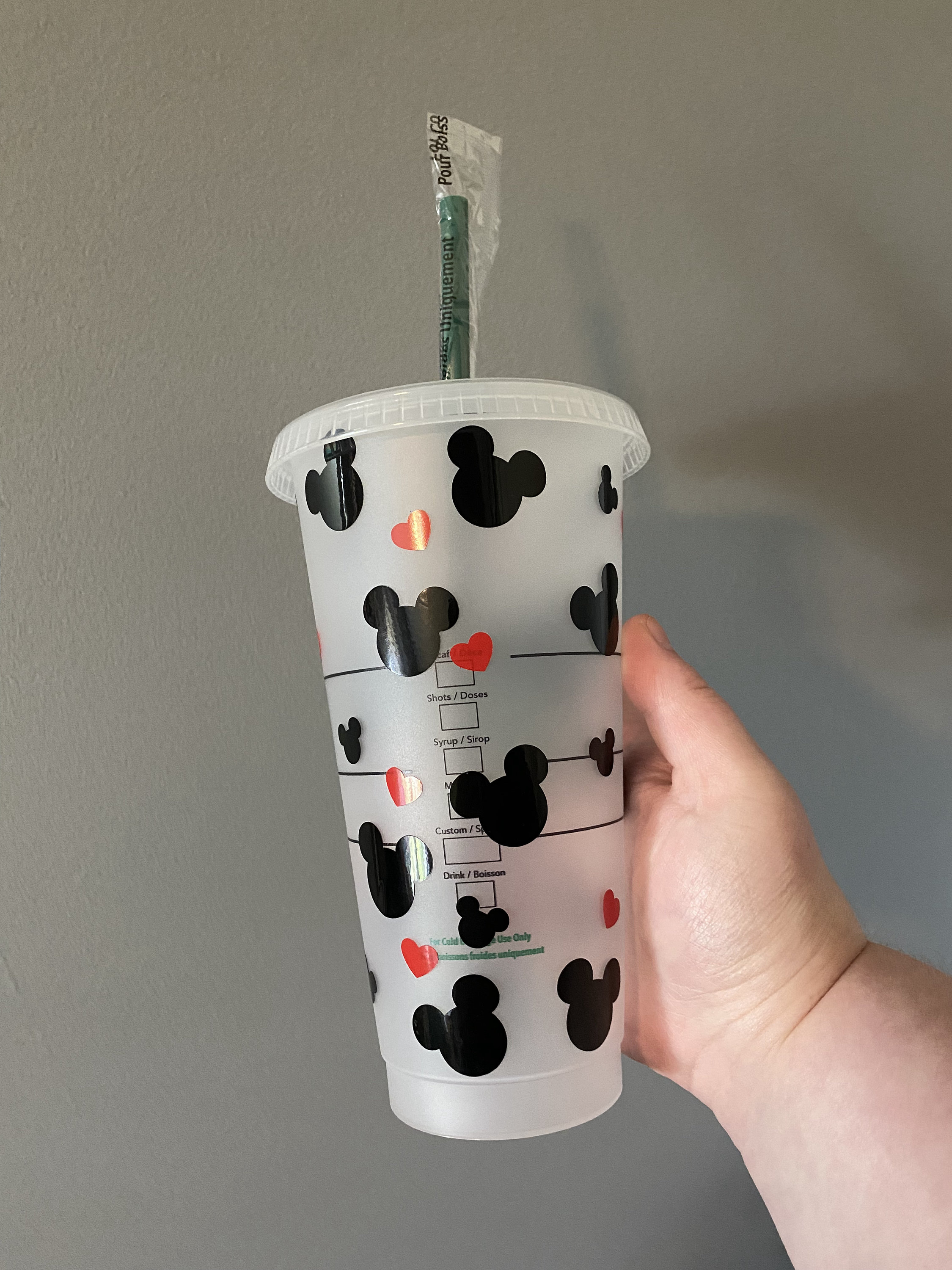 Mickey Mouse Ears Cold Cup - Etsy