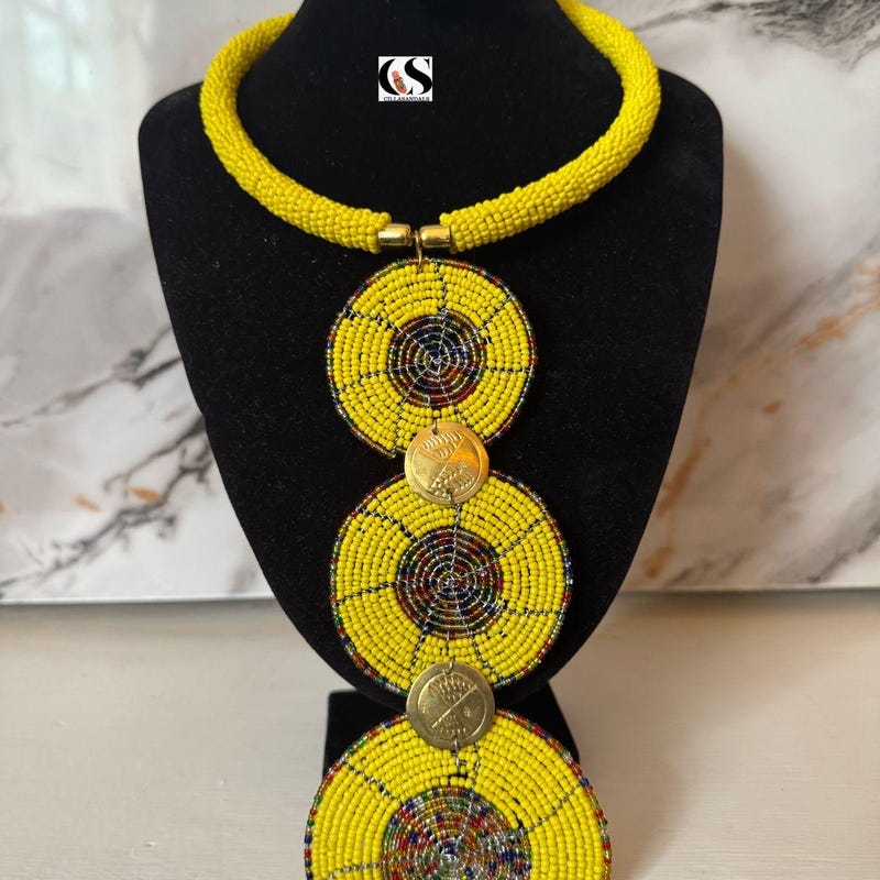 African Rope Necklace - Etsy