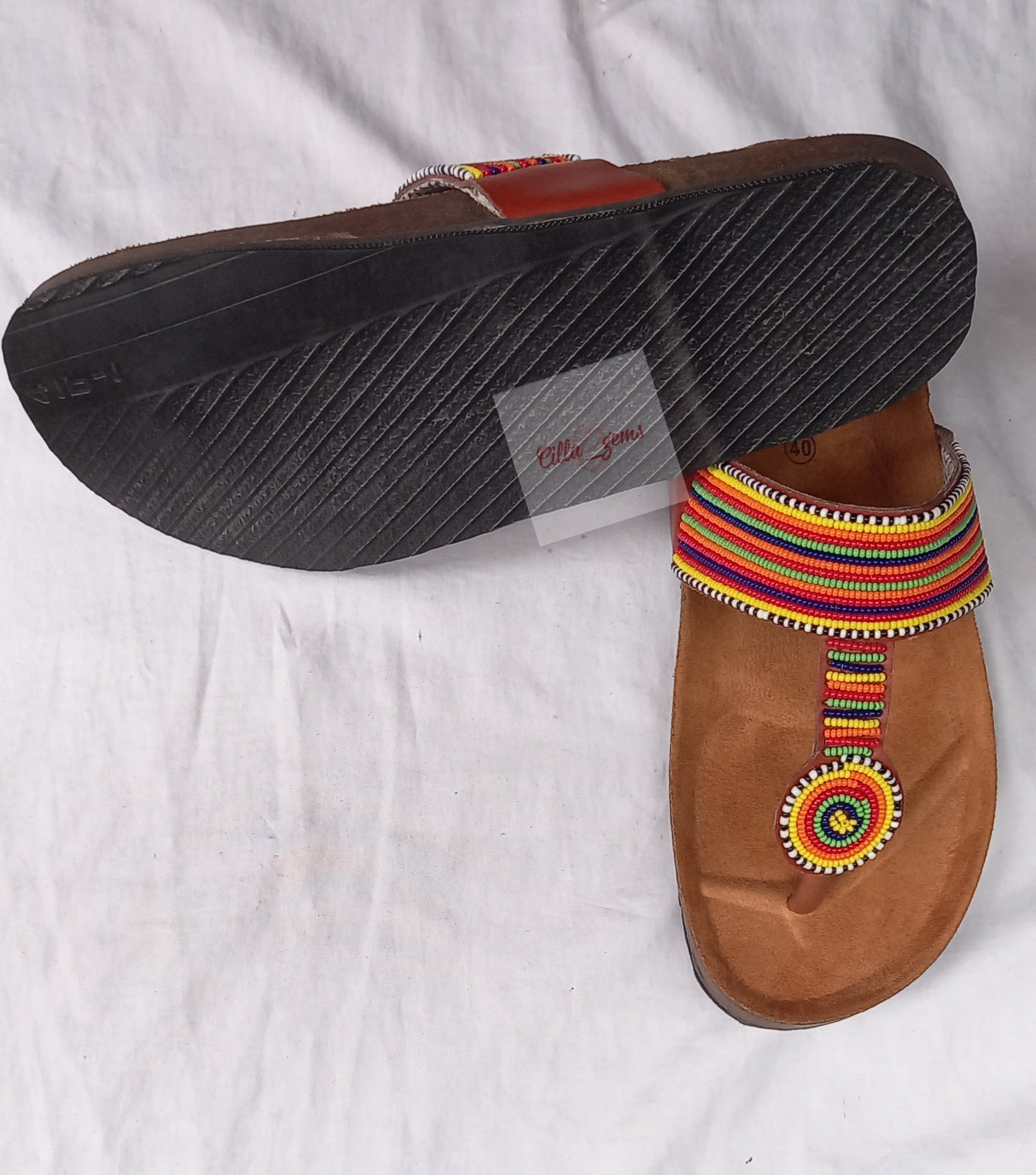 Women Sandals Masai Sandals African Sandals Beaded Sandals - Etsy