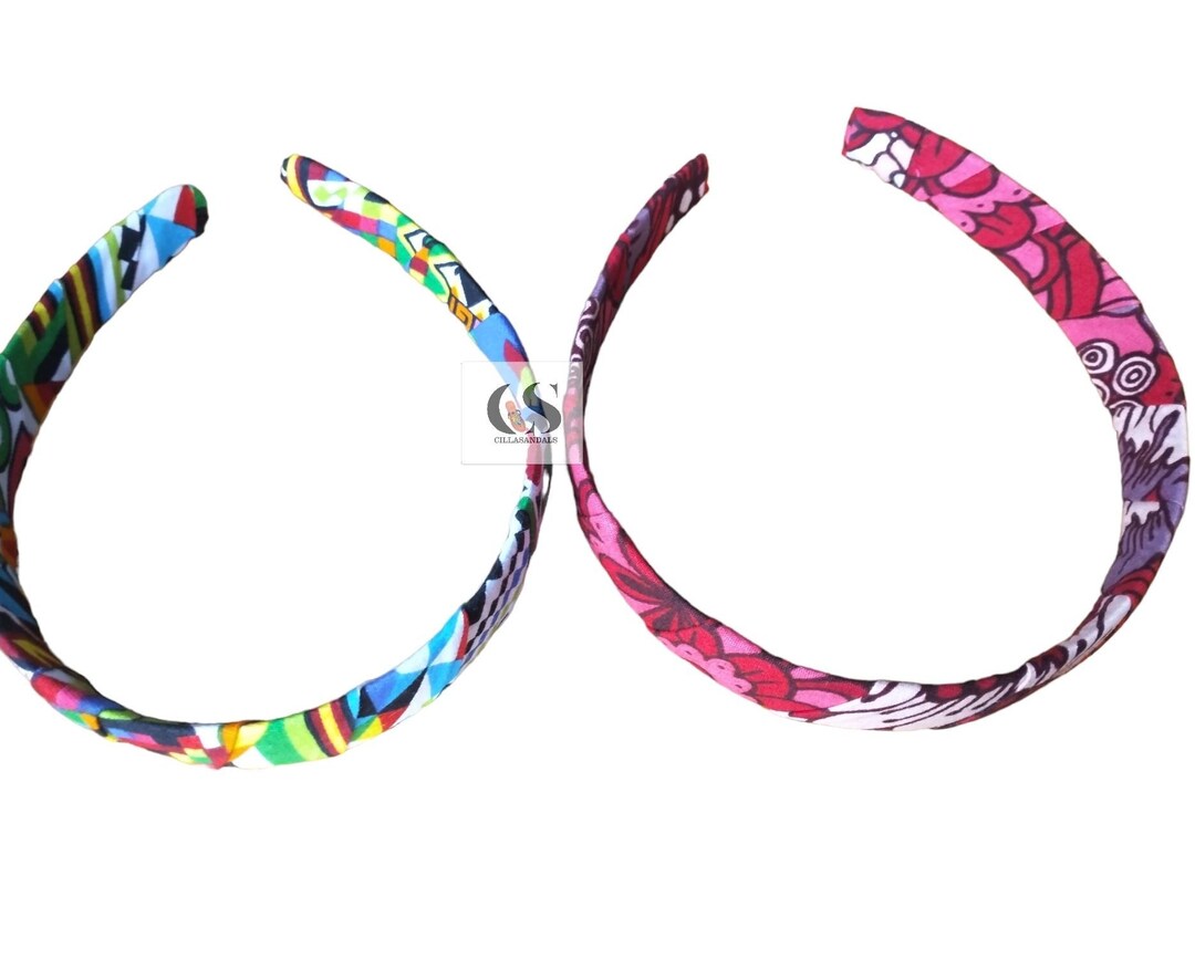 2-ankara Fabric Print Hair Clips,kitenge Push Back Hair,hair Slide,hair ...
