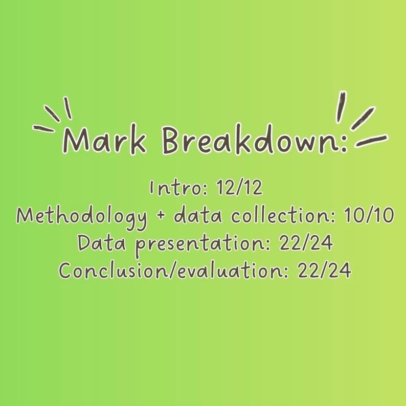 A-level Geography NEA Guide: Edexcel A* Coursework Sample (PDF) - Etsy