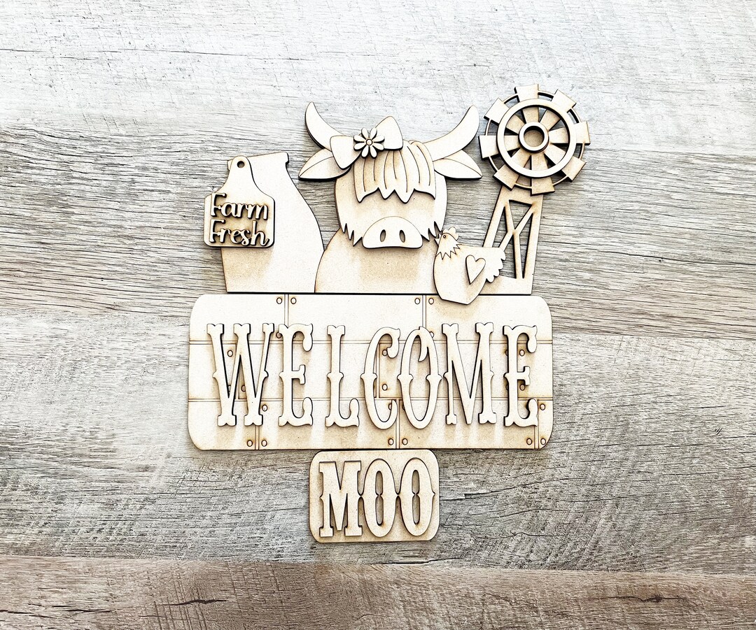 Highland Cow Add-on Kit - Etsy