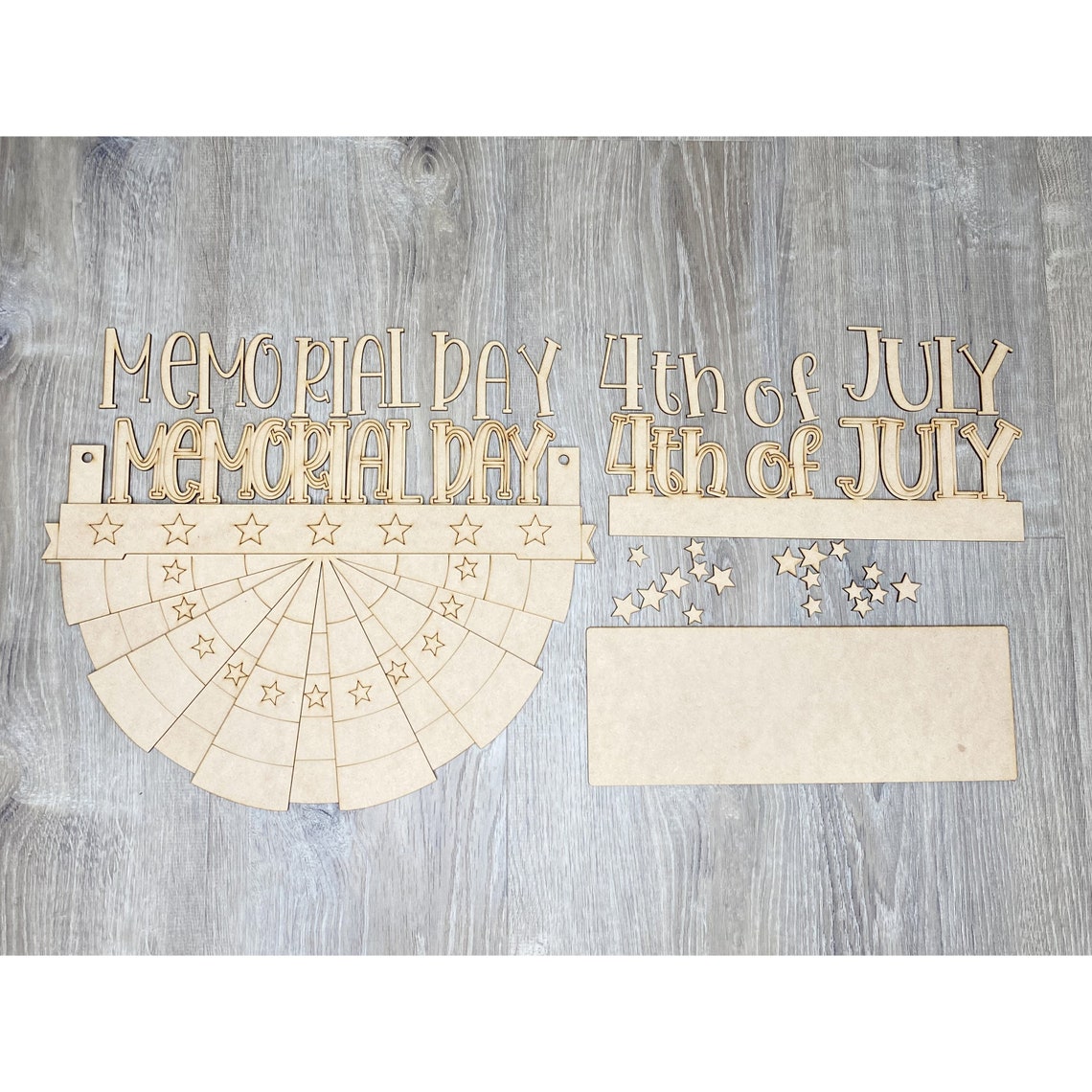 Interchangeable Patriotic Bunting Hanger - Etsy