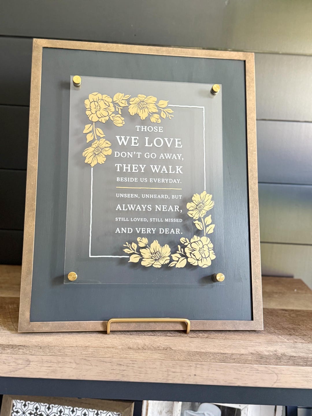 Acrylic Standoff Frame W/ Screws - Etsy