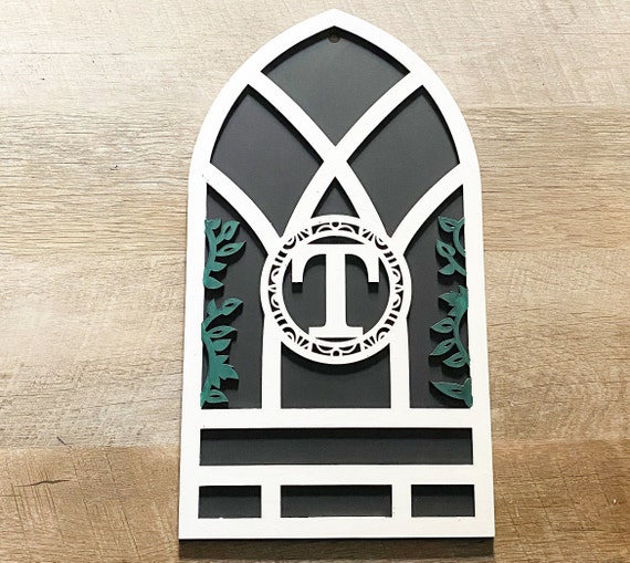 Arch Monogram Personalized - Etsy