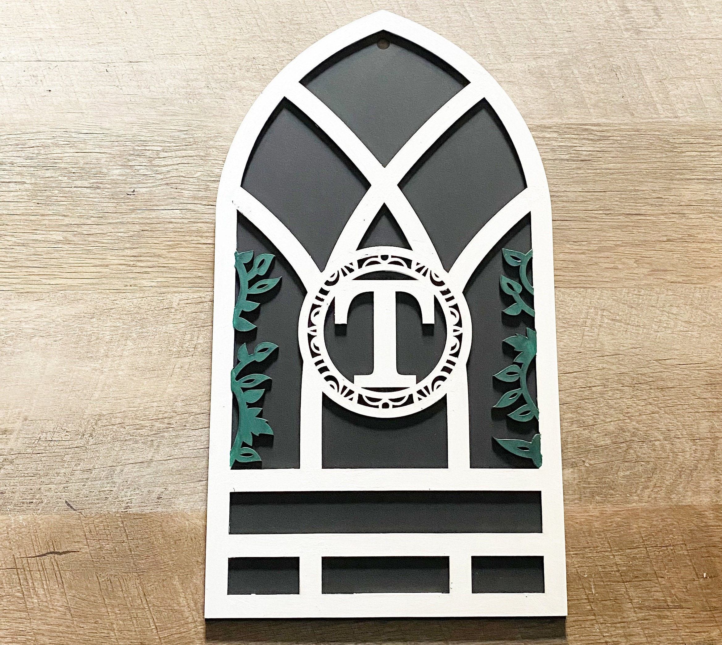 Arch Monogram Personalized - Etsy